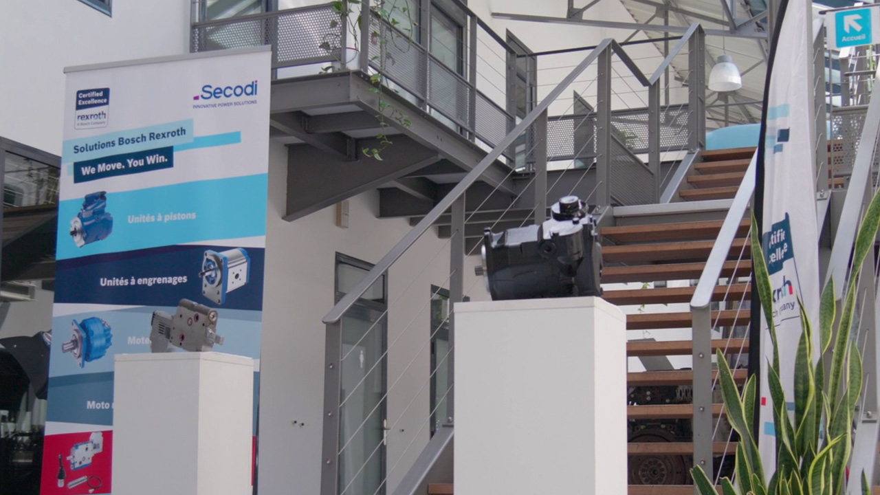 Rencontrez SECODI, Partenaire Certifié Bosch Rexroth en hydraulique mobile